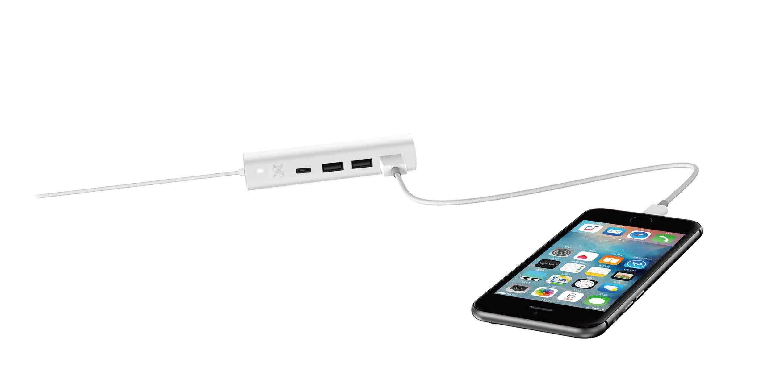 X4 Home Super Compact 4-Port Charger with Type-C PD fast charging for ...